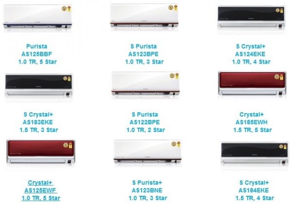 Samsung Split Air Conditioner (AC) Review, Price, Features, Models ...