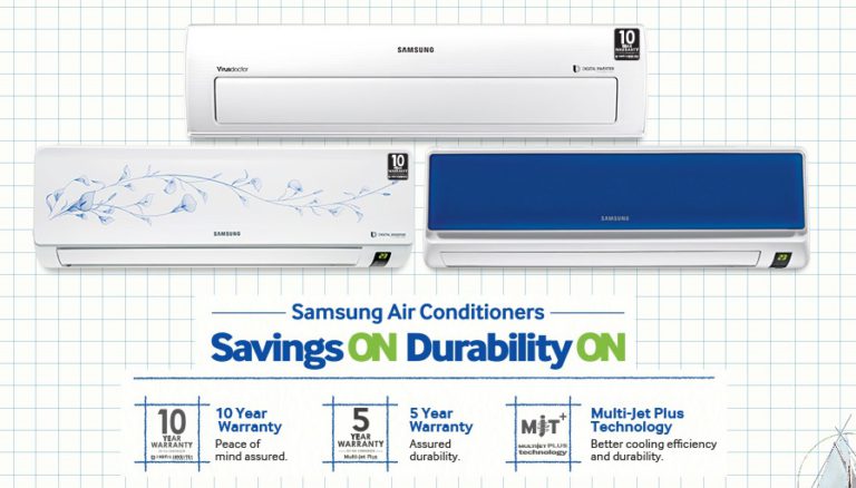 Samsung Launched New Range of Air Conditioners for Durability and Savings