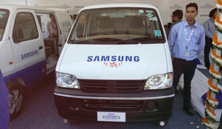 Samsung is Expanding - Launched 535 Service Vans to Cover Rural India