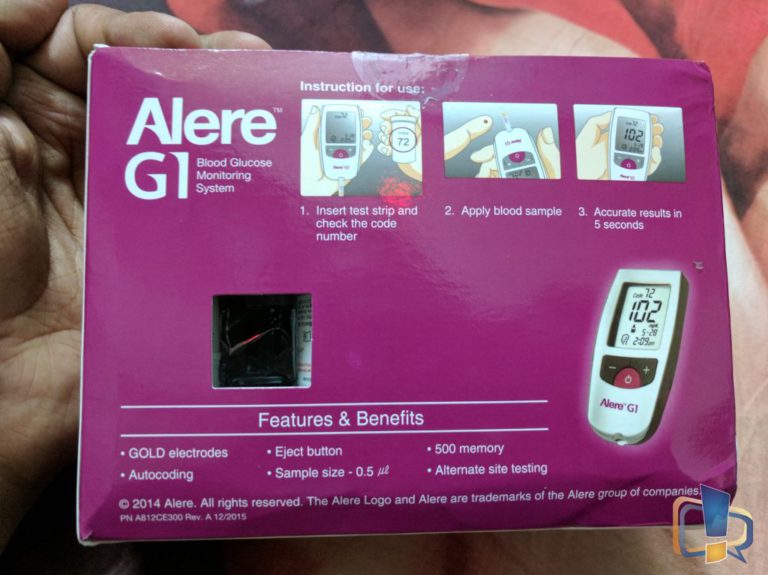 Alere G1 Blood Glucose Monitor Review