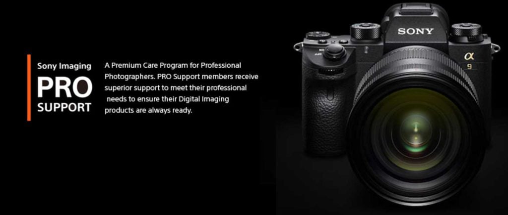 Sony Imaging Pro Support (SIPS) for Professional Photographers ...