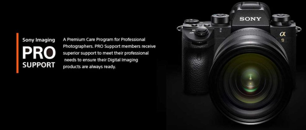 Sony Imaging Pro Support (SIPS) for Professional Photographers ...