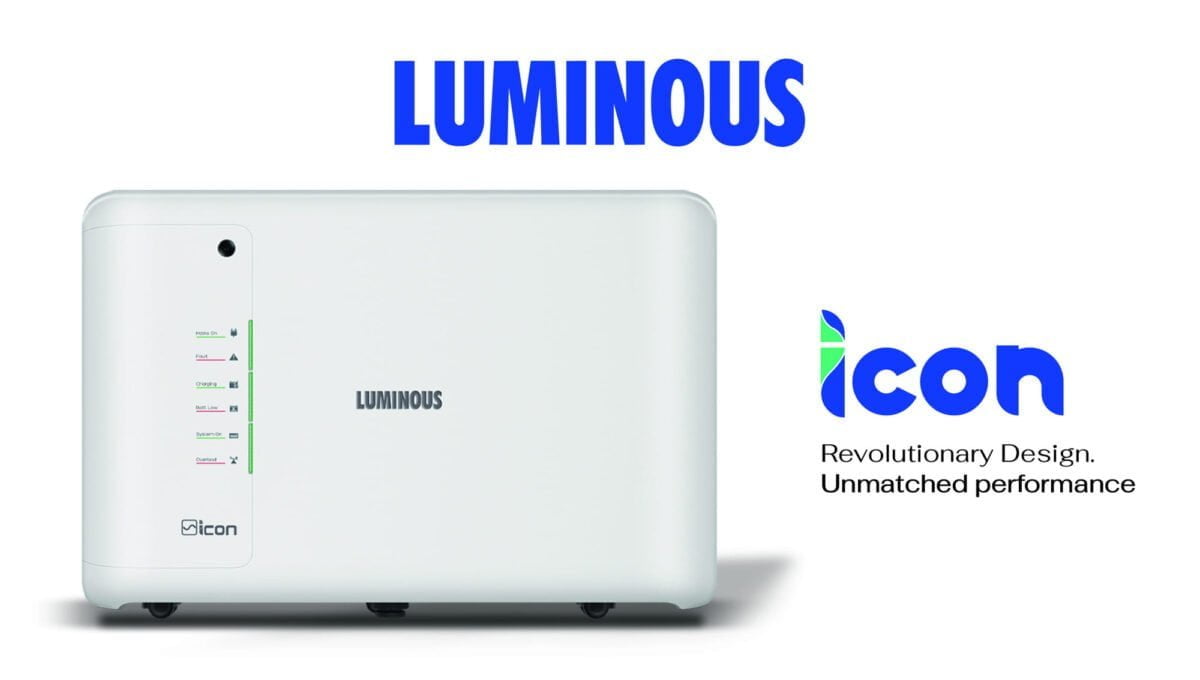 New Luminous iCon 1100 Inverter Launched in India