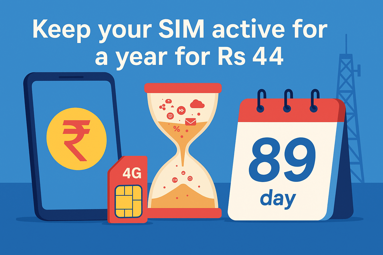 Keep Your Jio Prepaid SIM Alive for an Entire Year With Just Rs 44